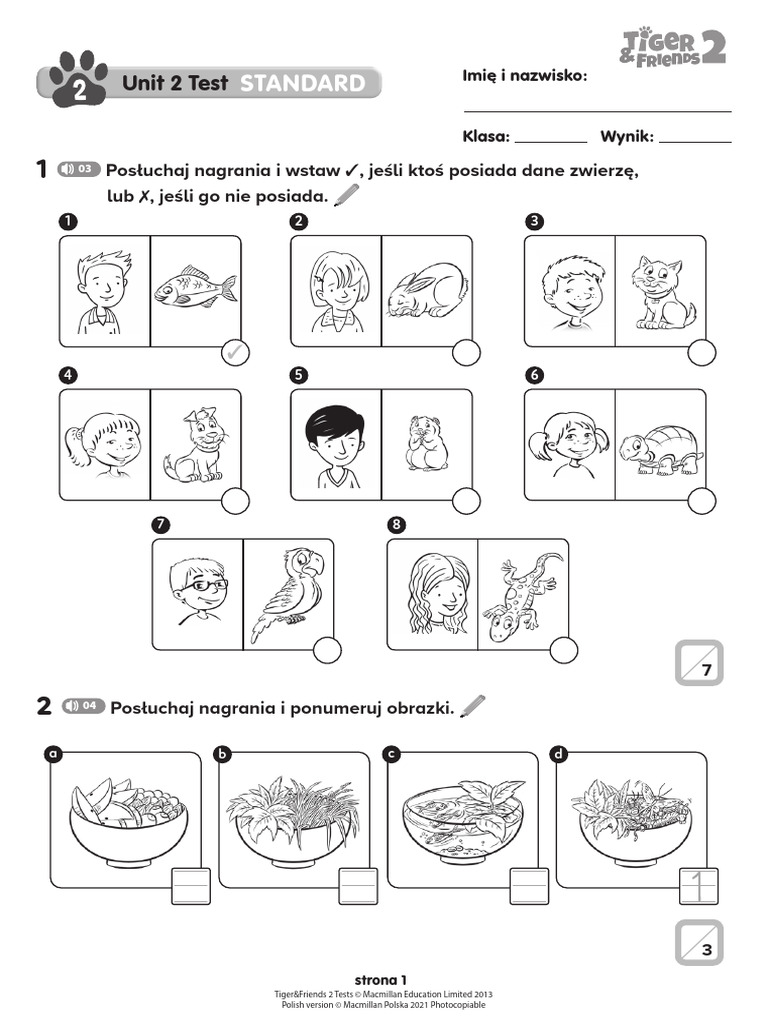 T F2 Unit 2 Test Standard | PDF