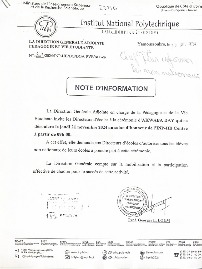 NOTe INFORMATION | PDF