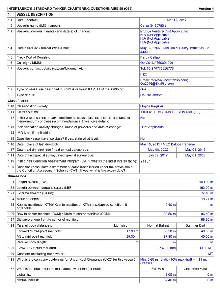 Tanker Chartering Guide | PDF | Tonnage | Ships