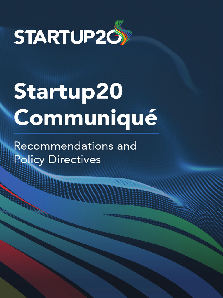 Startup20 Brazil: Recommendations for Growth | PDF | Climate Change ...