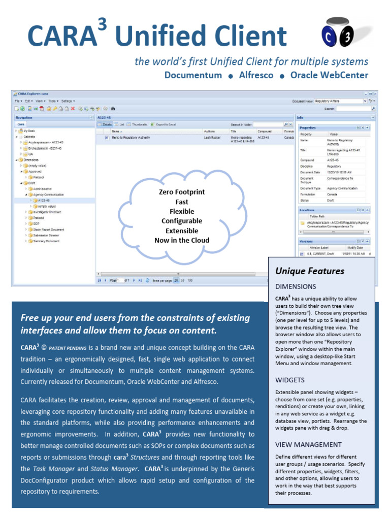 Generis - CARA3 | PDF | Software | Computing