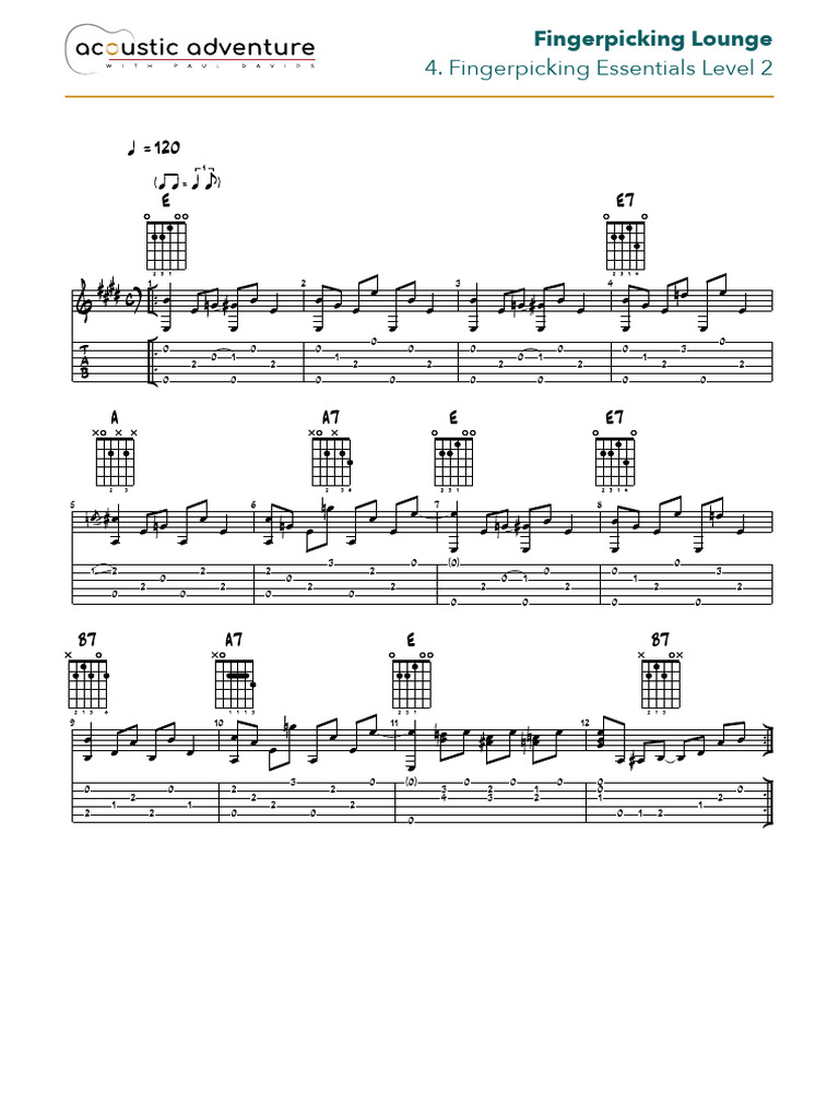 Fingerpicking Essent LVL 2 | PDF