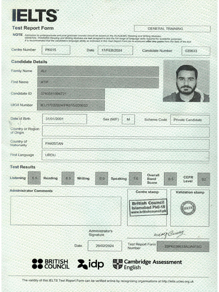 Ielts PDF Aif Ali | PDF