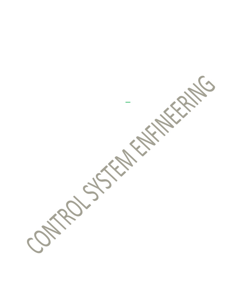 JNTUA Control Systems Engineering Notes - R20 | PDF | Feedback ...