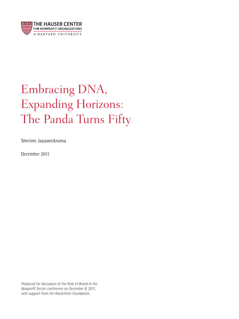 wwf_brand_case_study | PDF | World Wide Fund For Nature | Conservation Biology