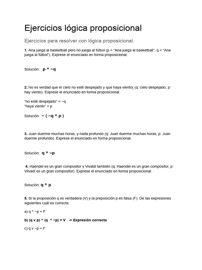 Preparacion Parcial-Logica Proposicional | PDF | Proposición | Sintaxis ...