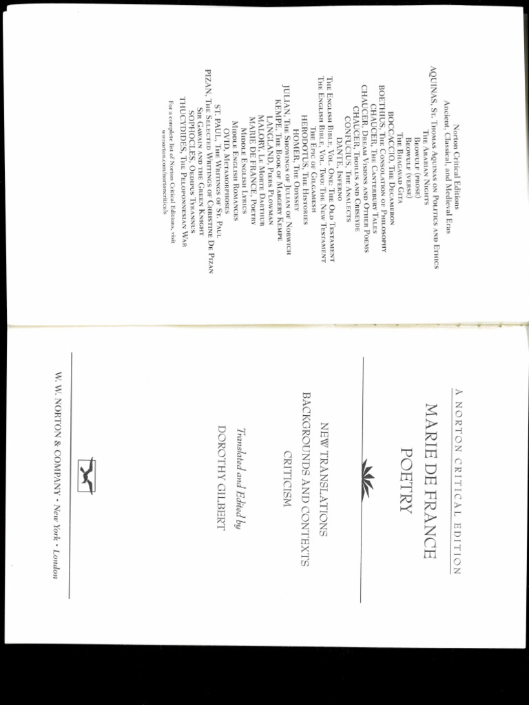 Mariede France Chevrefoil | PDF