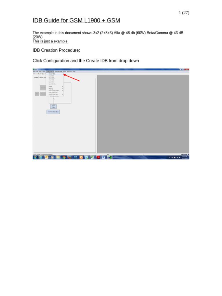 IDB Guide For GSM L1900 | PDF | Computing | Computer Engineering