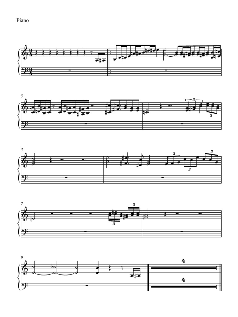 μποεμικη βραδια - Piano | PDF