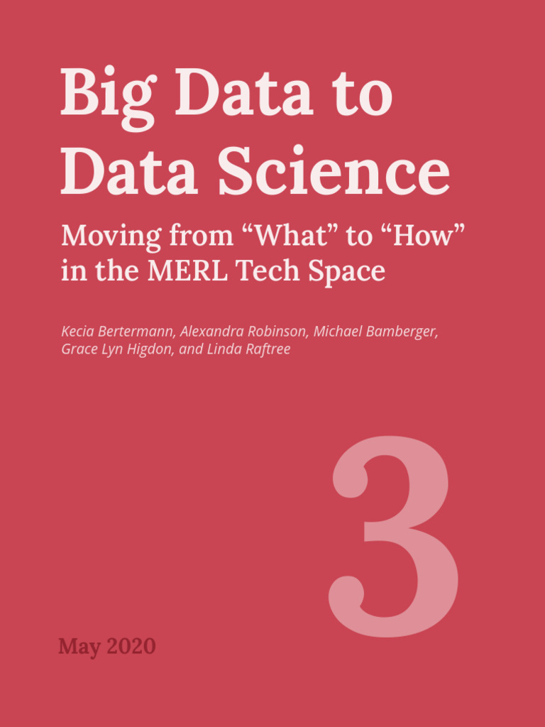 Big Data's Impact on MERL Practices | PDF | Big Data | Data