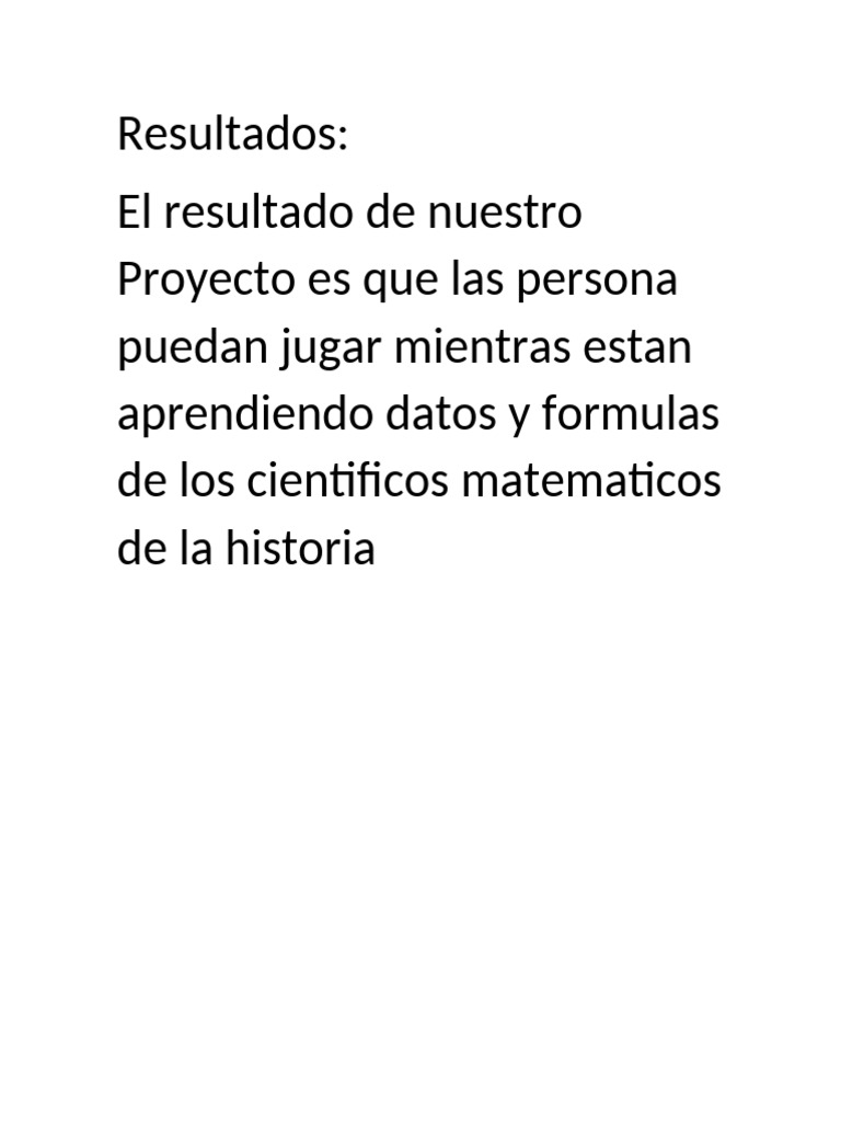 Resultados, Conclusion y Aplicacion | PDF