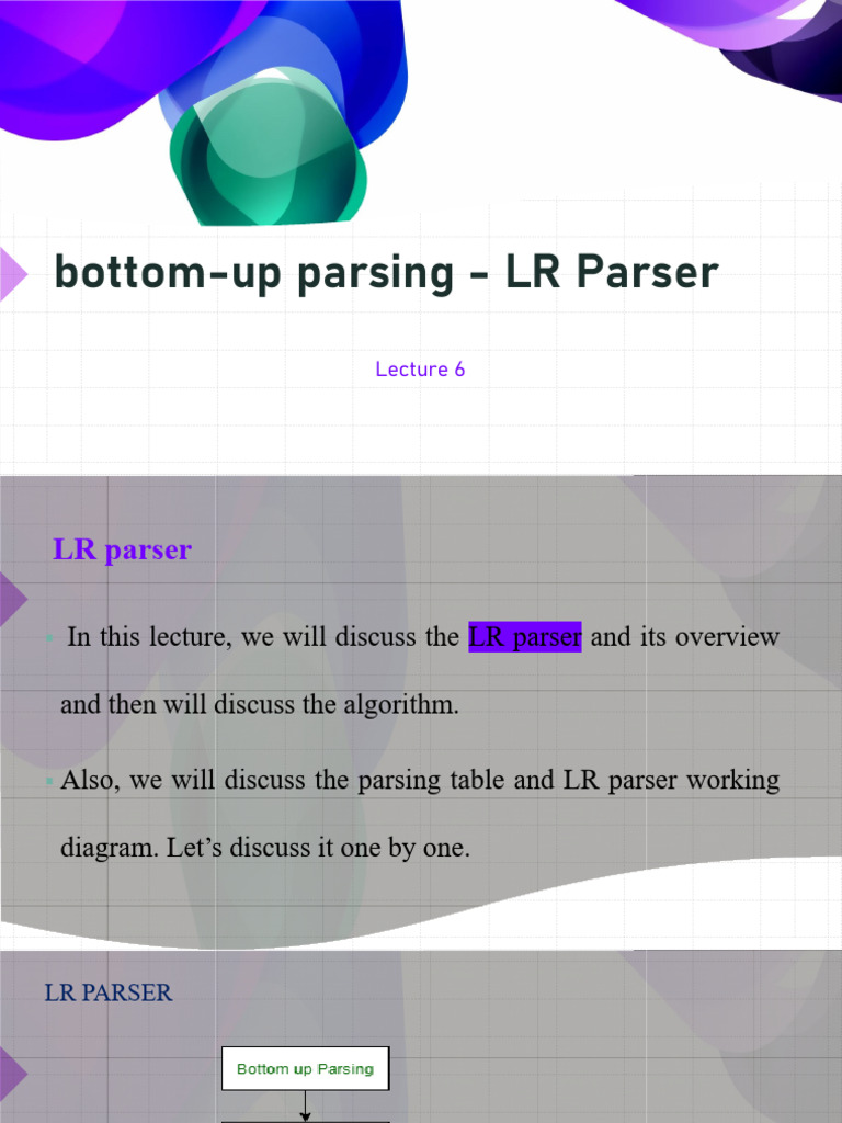 Ct Lecture 6 Pdf Parsing Formalism Deductive