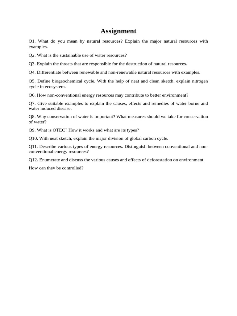 Assignment 2 Evs | PDF