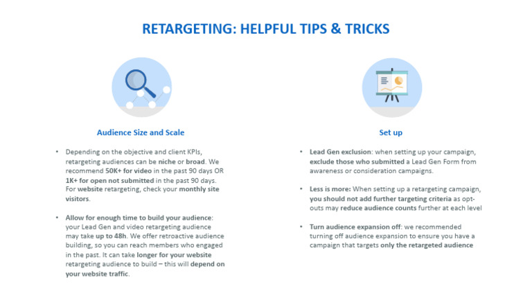 Helpful Retargeting Tips & Tricks | PDF