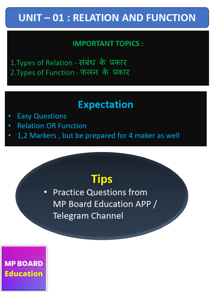 Maths Pyq and Model Paper Unit Wise | PDF | Matrix (Mathematics) | Functions And Mappings