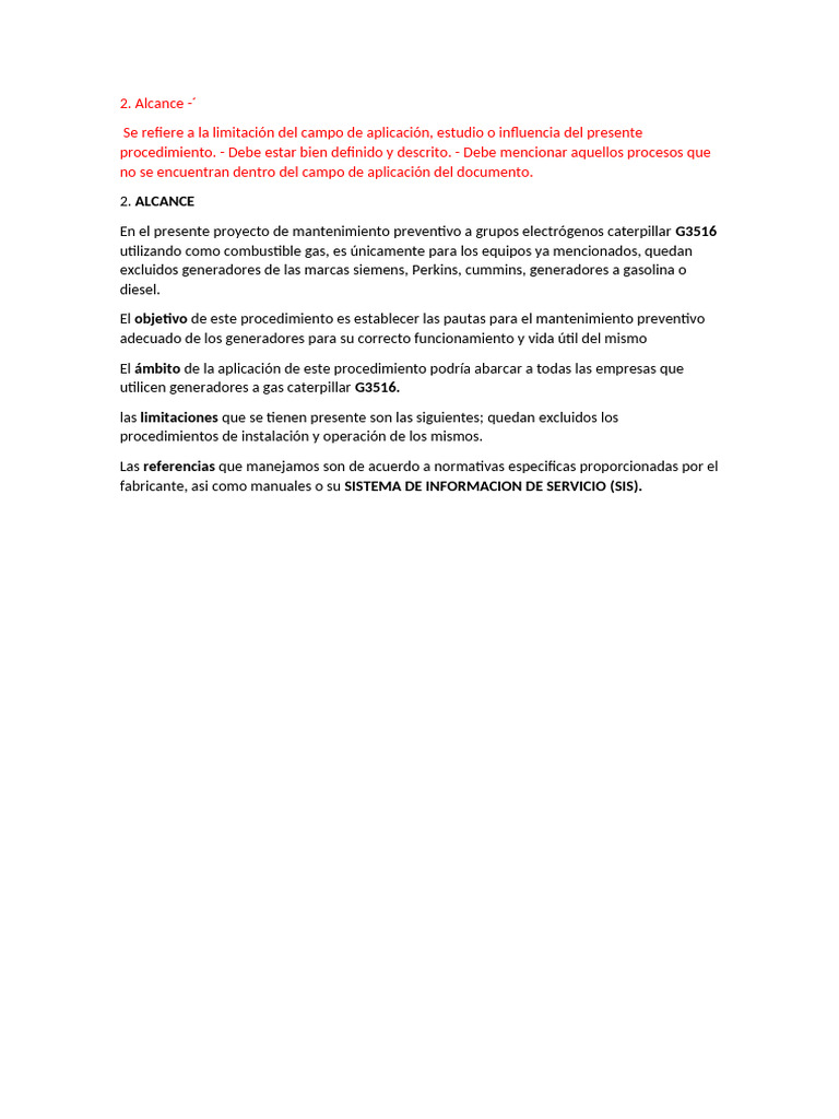2 Alcance | PDF