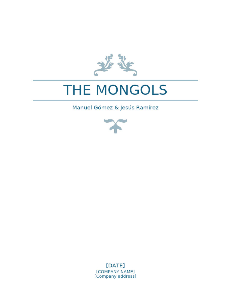 The Mongols | PDF