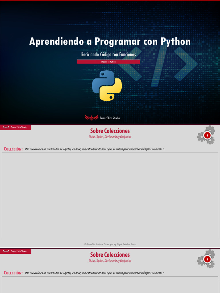 M Dulo 6 - Reciclando C Digo Con Funciones | PDF | Python (lenguaje de programación ...