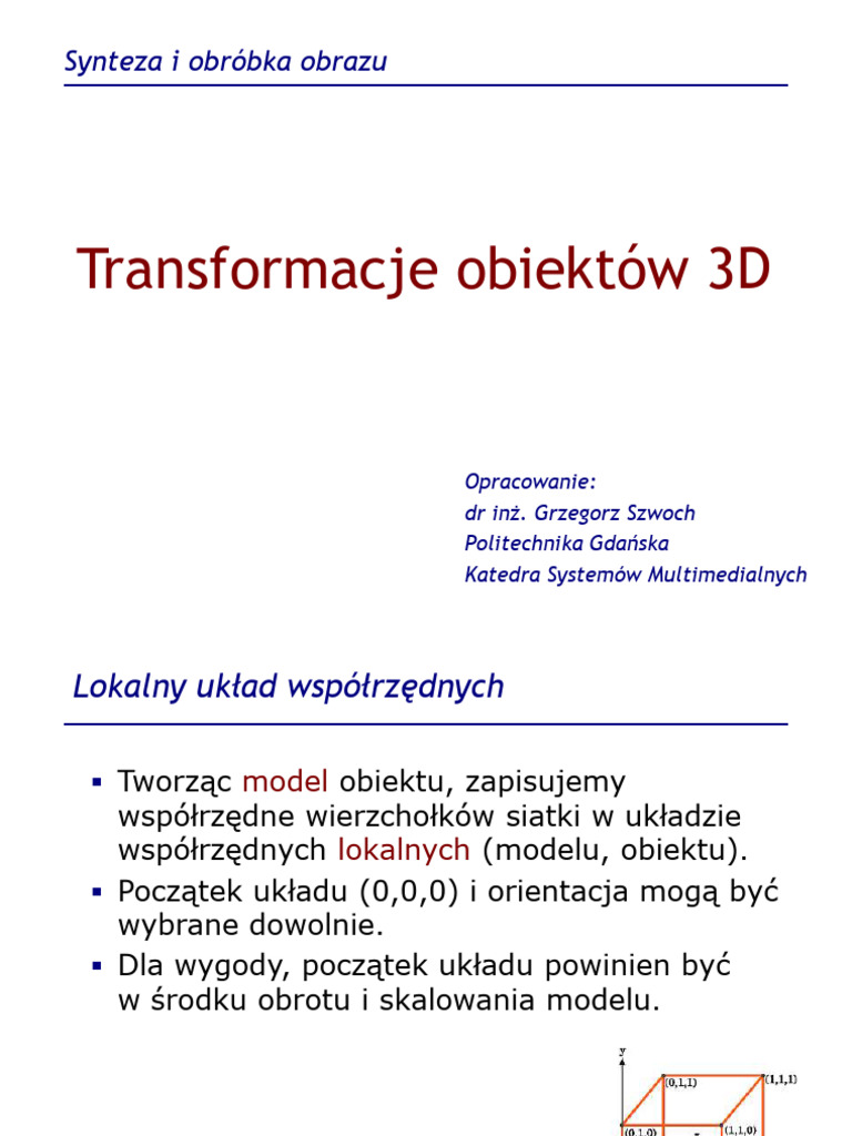 02 Transformacje | PDF