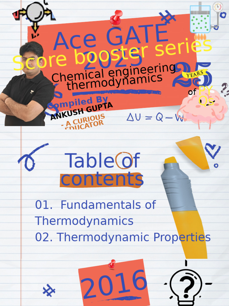 Ace GATE 2025: Thermodynamics Guide | PDF
