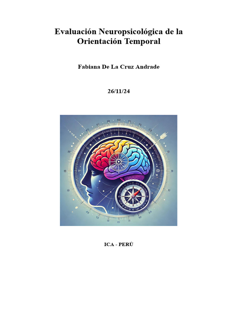 Bateria Orientacion Temporal | PDF | Amnesia | Procesos mentales