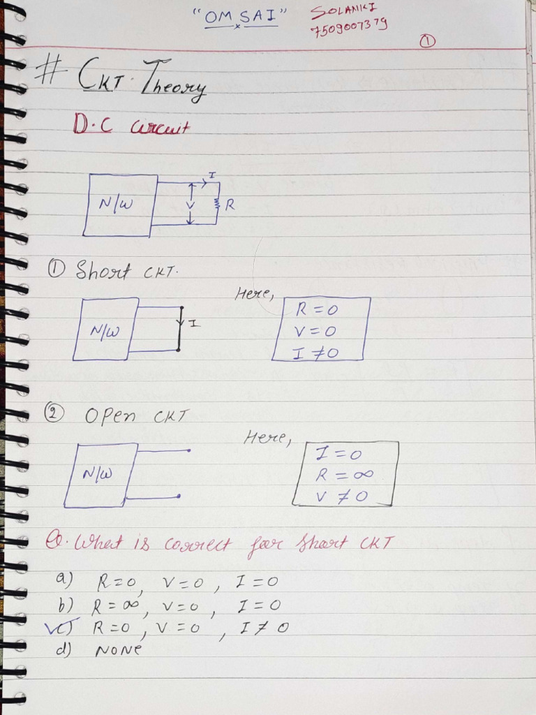 Basic DC Circuit Theory | PDF