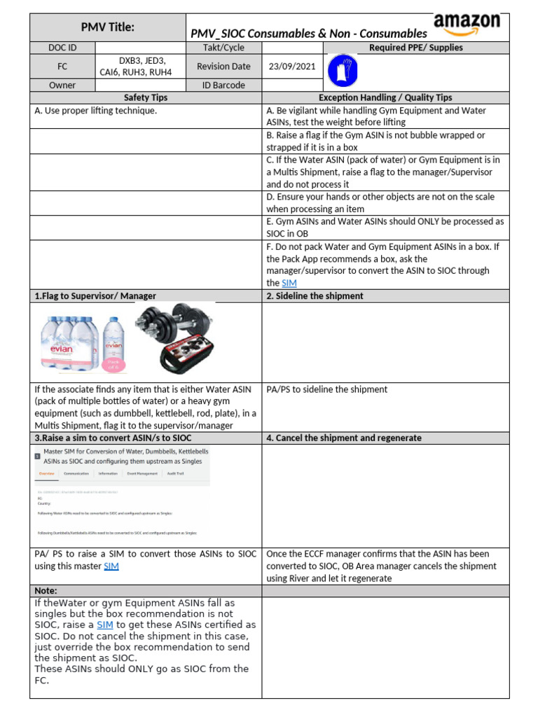 PMV_SIOC | PDF | Packaging And Labeling