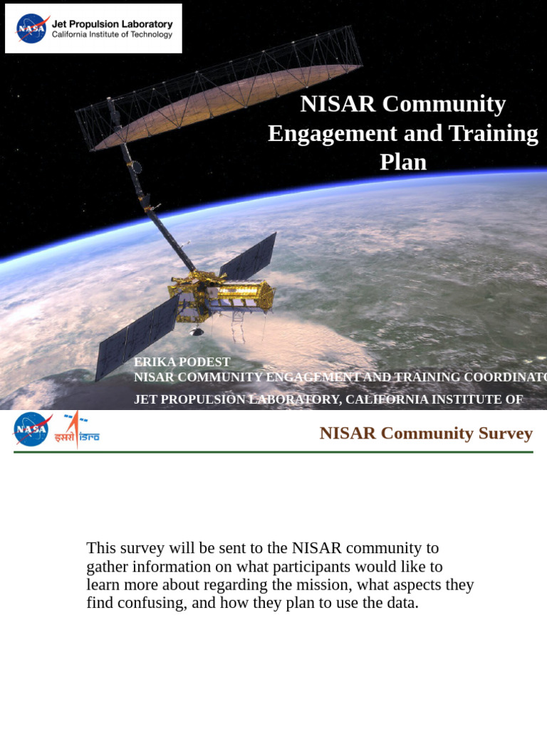 NISAR Updated Workplan Oct2024 | PDF | Computing