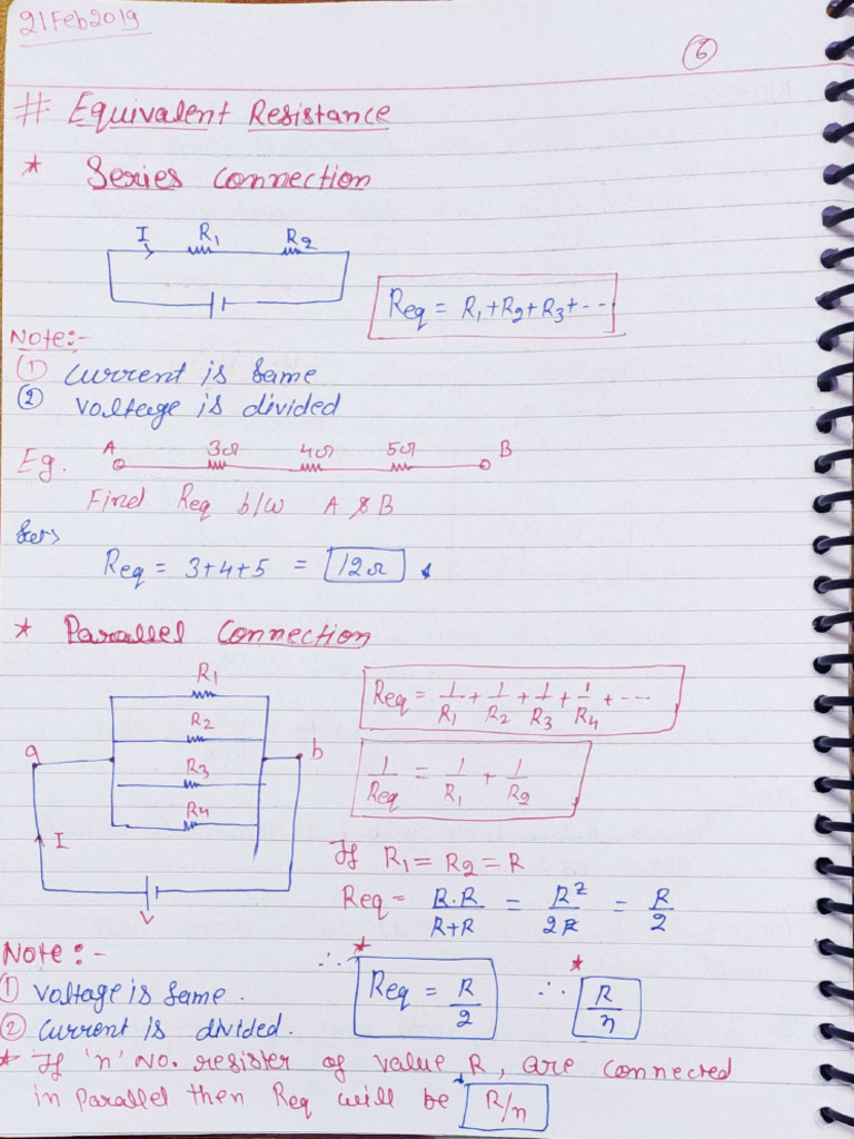 Series Parallel Connection DC Circuit Theory | PDF