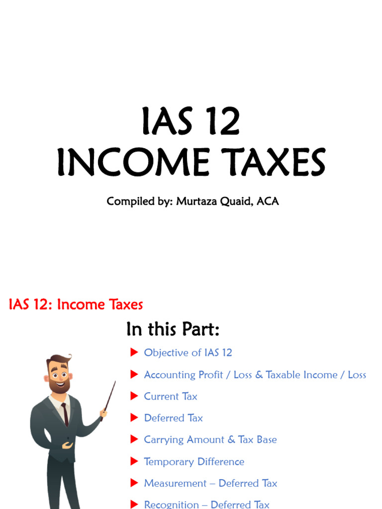IAS 12 - Presentation | PDF | Deferred Tax | Fair Value