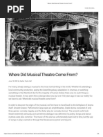 History of Musical Theatre | PDF | Musical Theatre | Operetta