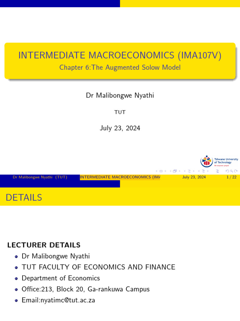 Macro IV Unit 2 Session 2 | PDF | Macroeconomics | Economies
