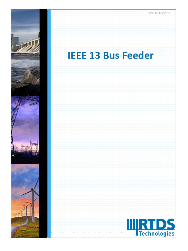 IEEE 13 Bus Feeder Simulation Model | PDF | Electric Power Transmission ...