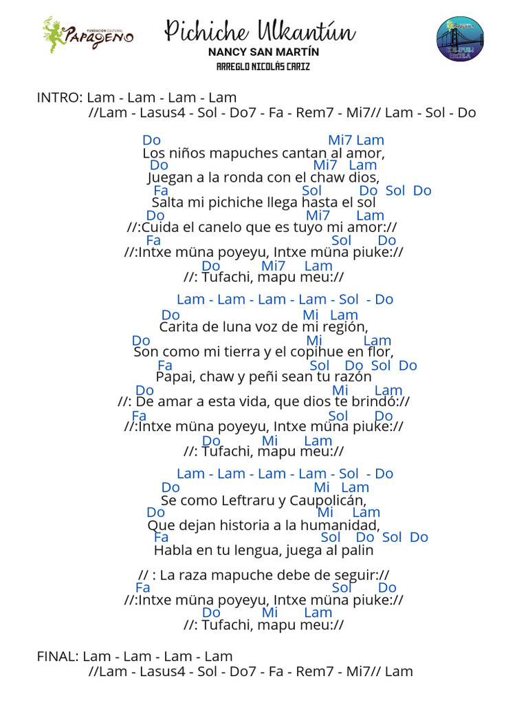 Pichiche Ulkantun - Nicolás Cariz | PDF | Chile