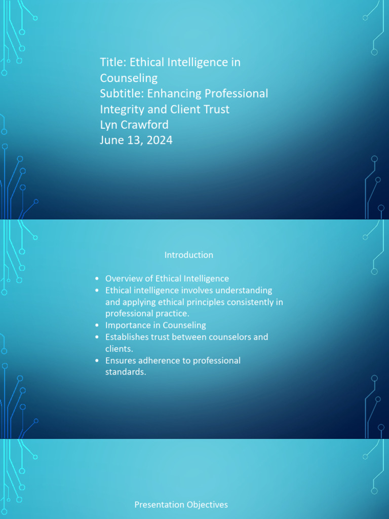 Ethical Intelligence & Self-Awareness | PDF | Occupational Burnout | Morality