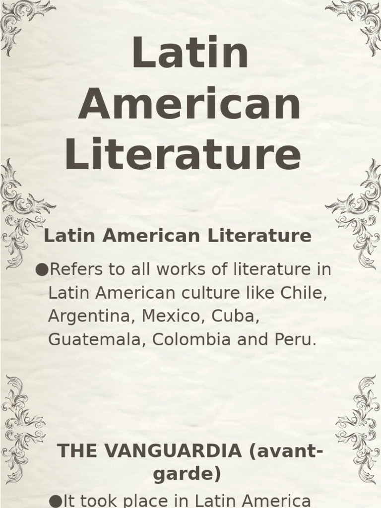 Latin American Literature | PDF | Latin American Literature | Gabriel ...