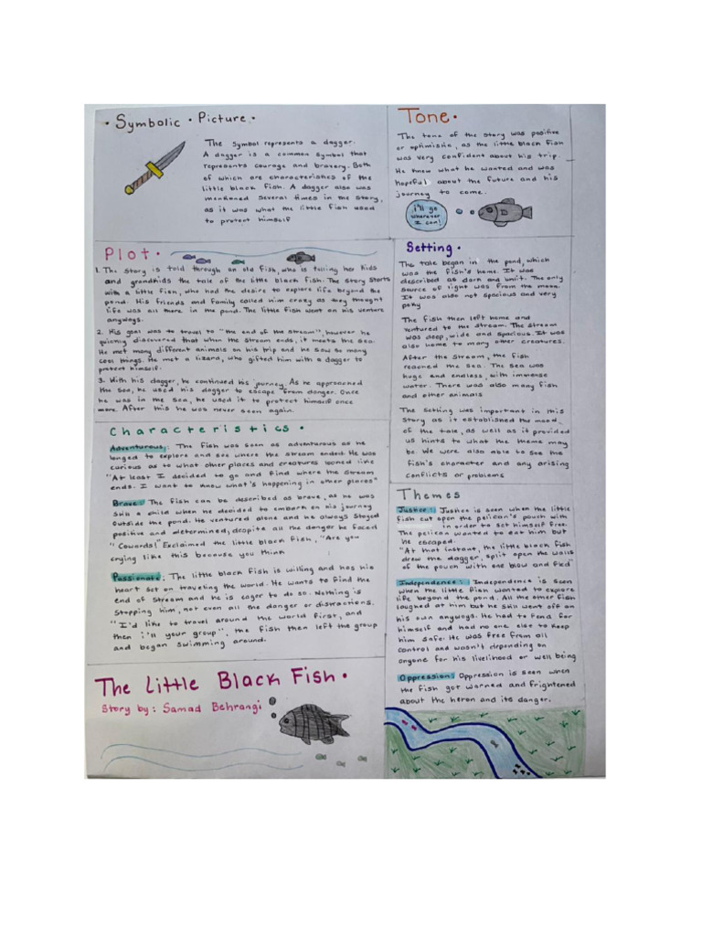 The Little Black Fish: Independence and Adventure | PDF