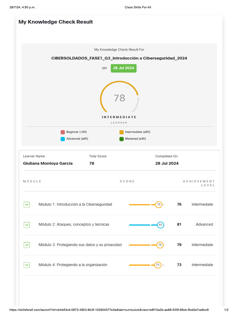 Cisco Skills For All | PDF
