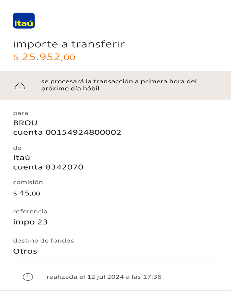 Comprobante Transferencia | PDF Comprobante Transferencia | PDF