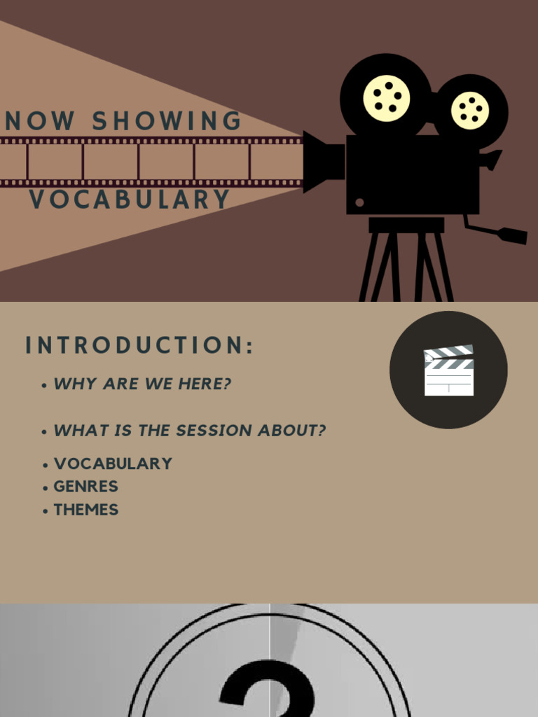 Vocabulary for Film Genres | PDF