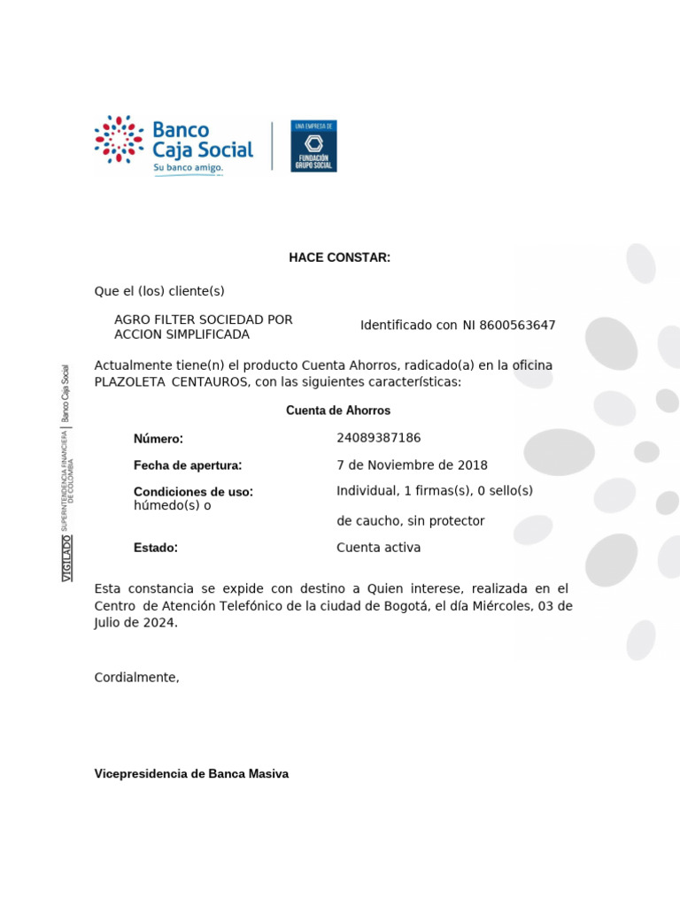 Certif BCSC Vcio 03jul2024 | PDF