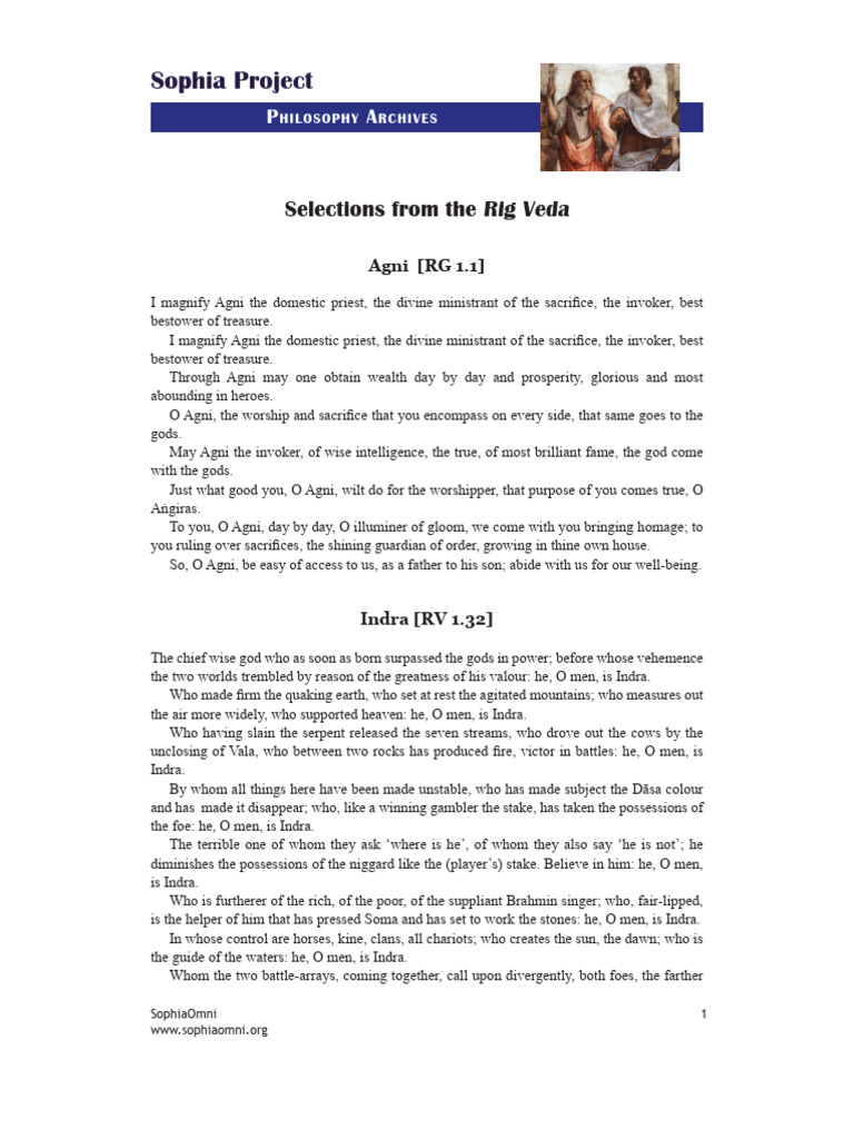 Vedas Selections Hyms | PDF | Vishnu | Heaven