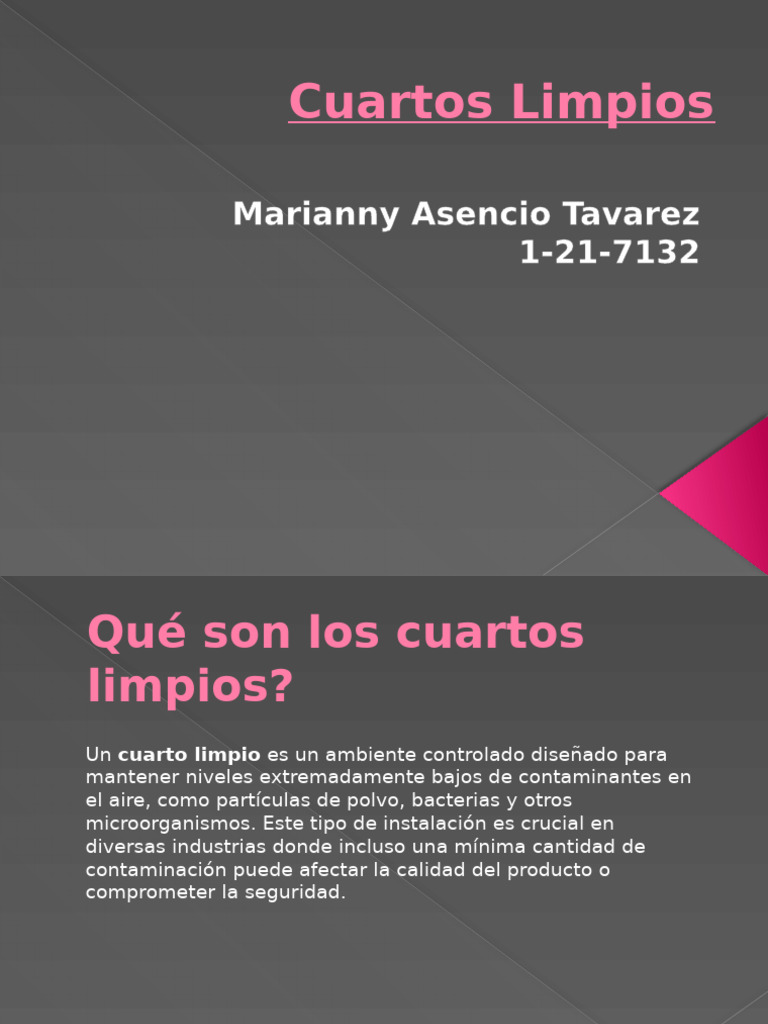 Guía de Cuartos Limpios y Normas ISO | PDF