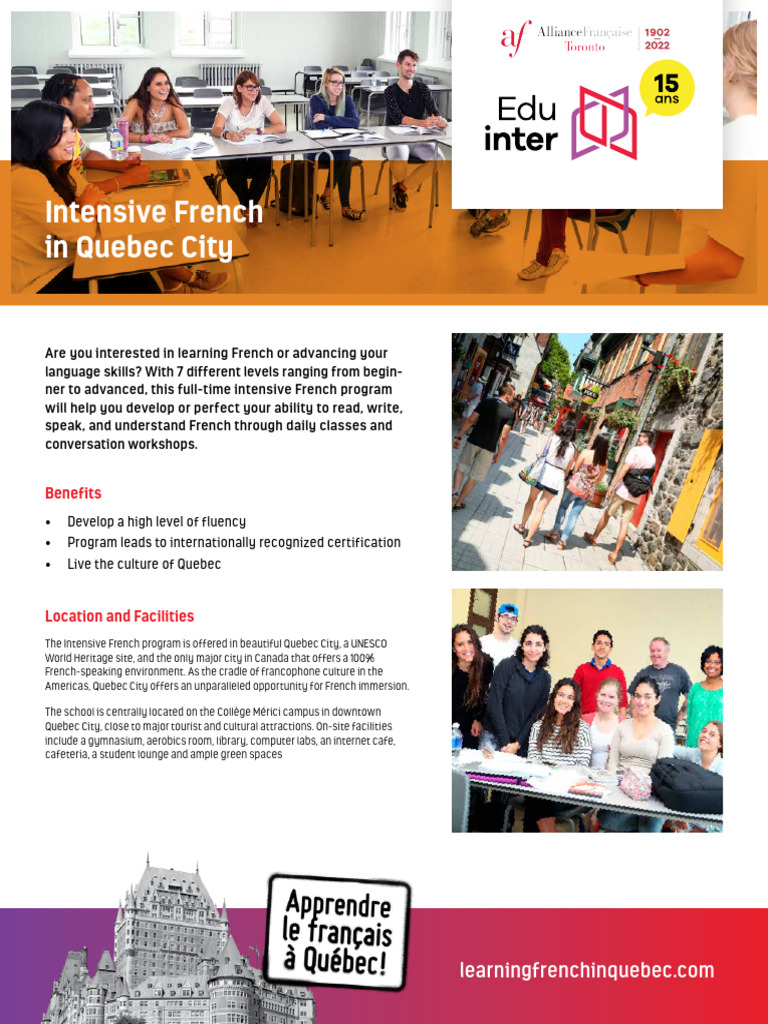 Intensive Frenchaf | PDF | French Language | Learning