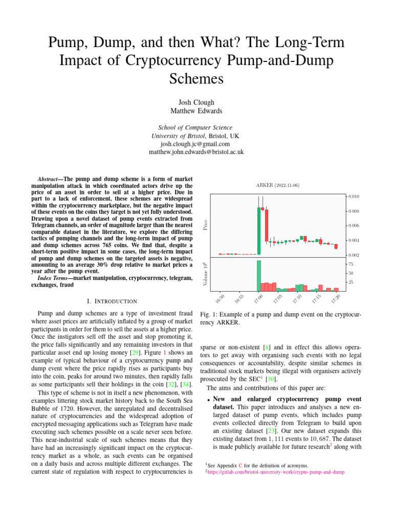 Pump, Dump, and Then What? The Long-Term Impact of Cryptocurrency Pump ...