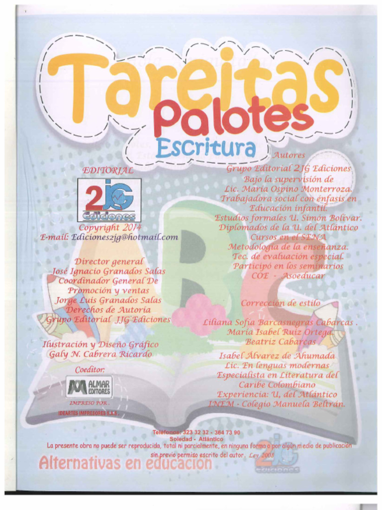 Libro Tareitas-Palotes Preescritura | PDF