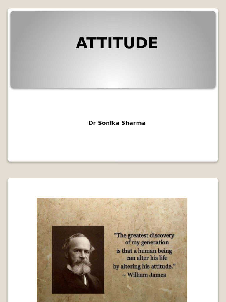 Session4 - Attitude | PDF | Attitude (Psychology) | Psychology