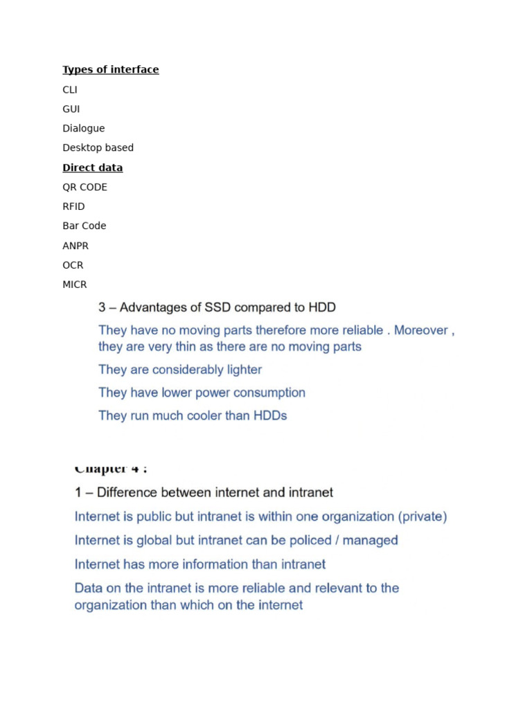 Types of Interface | PDF