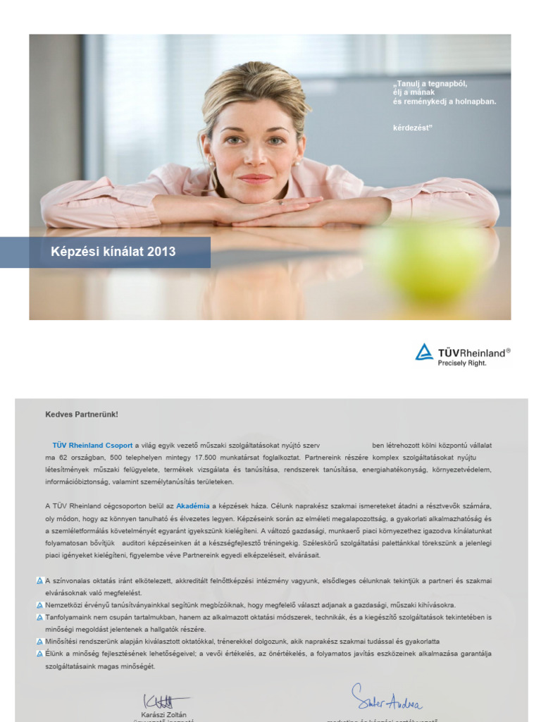 TÜV TRAININGS 2013 II FLV | PDF