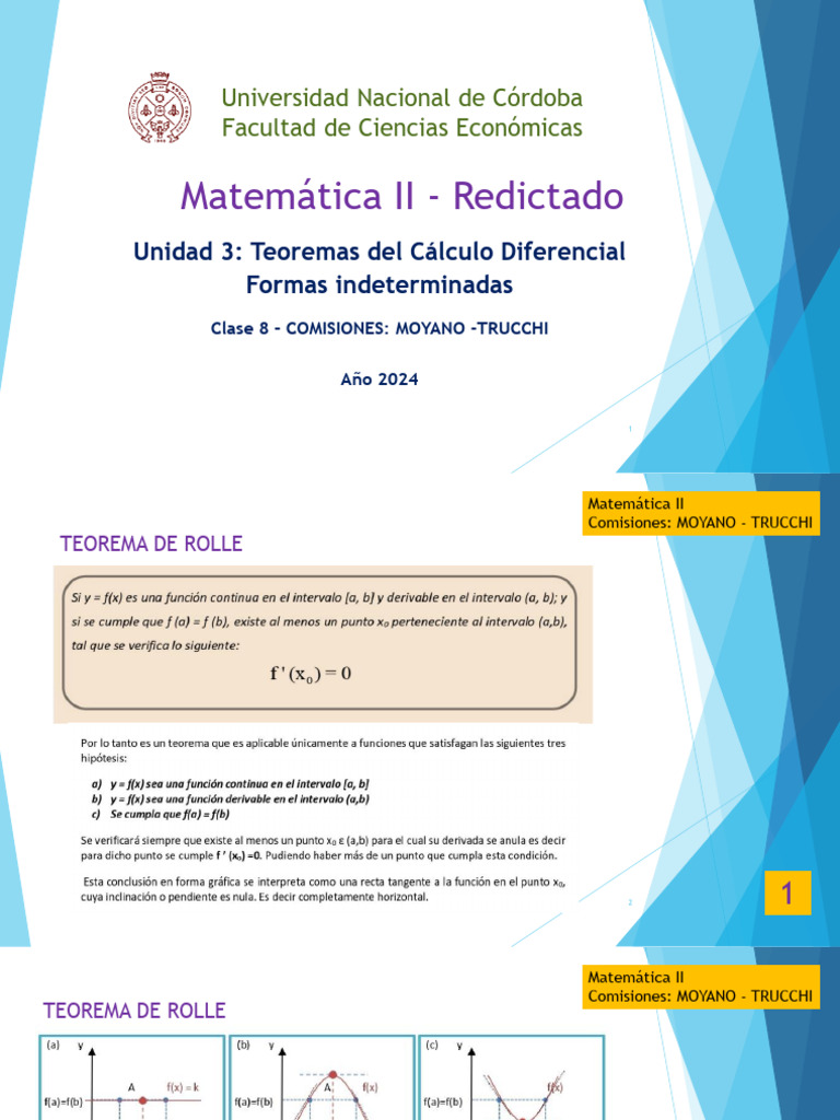 Unidad 3 - Clase 8 | PDF | Análisis | Lógica matemática